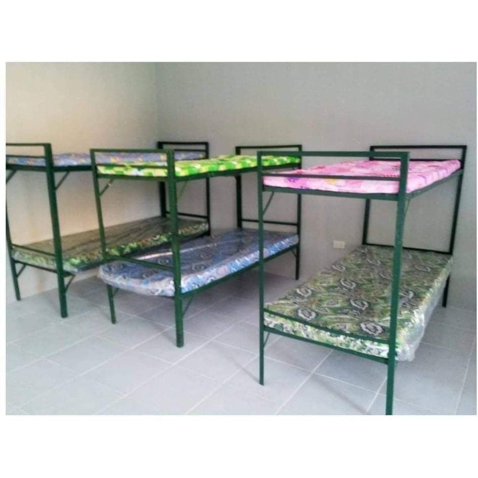 bed double deck military spring, Furniture & Home Living, Furniture ...