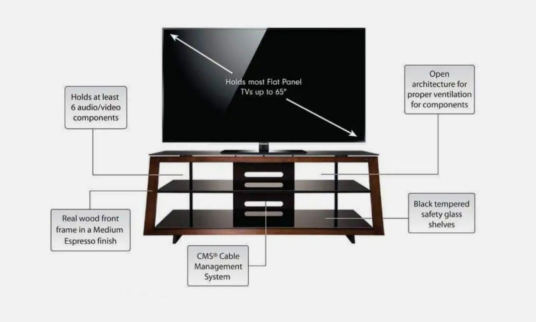 BELL'O TV STAND ENTERNTAINMENT TABLE on Carousell