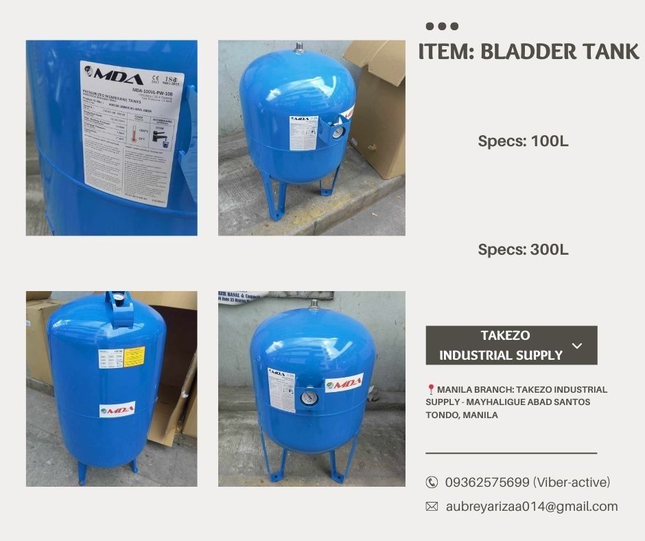 BLADDER TANK, Commercial & Industrial, Construction Tools & Equipment ...
