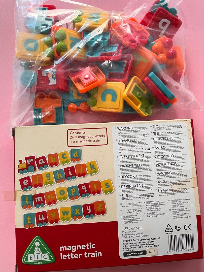 BN ELC Magnetic Letter Train, Babies & Kids, Infant Playtime on Carousell