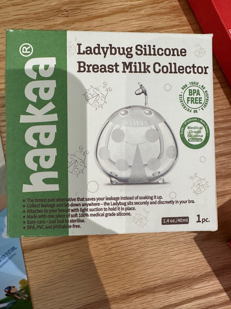 BNIB - Haakaa Ladybug breast milk collector, Babies & Kids, Nursing ...