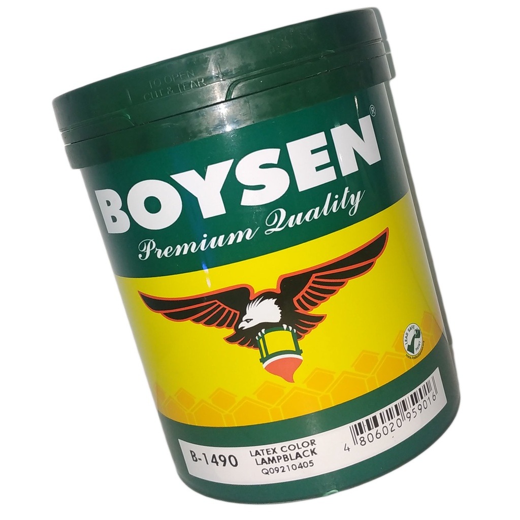 BOYSEN LATEX COLOR LAMP BLACK B-1490, Hobbies & Toys, Stationary ... BOYSEN LATEX COLOR LAMP BLACK B-1490, Hobbies & Toys, Stationary ...