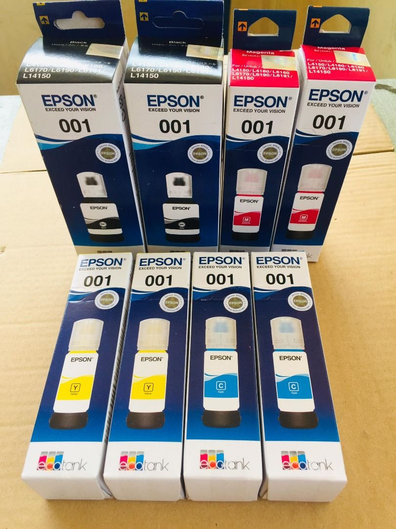 BRAND NEW EPSON 001 INK SET FOR SALE!!! CALL TO ORDER 09357851806 ...