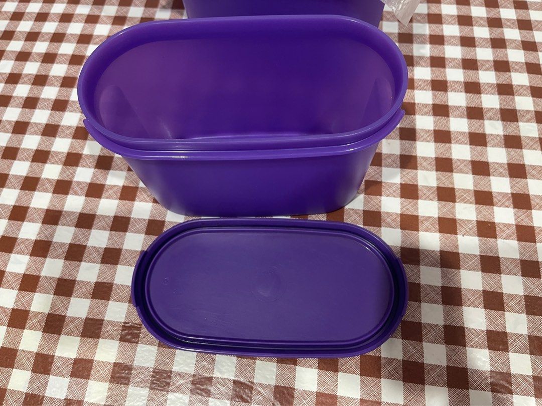 Brand New Purple Tupperware container, Furniture & Home Living ...