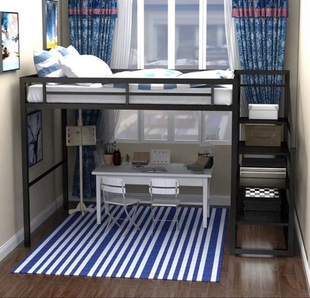BRISE Modern Loft Bedframe, Furniture & Home Living, Furniture, Bed ...