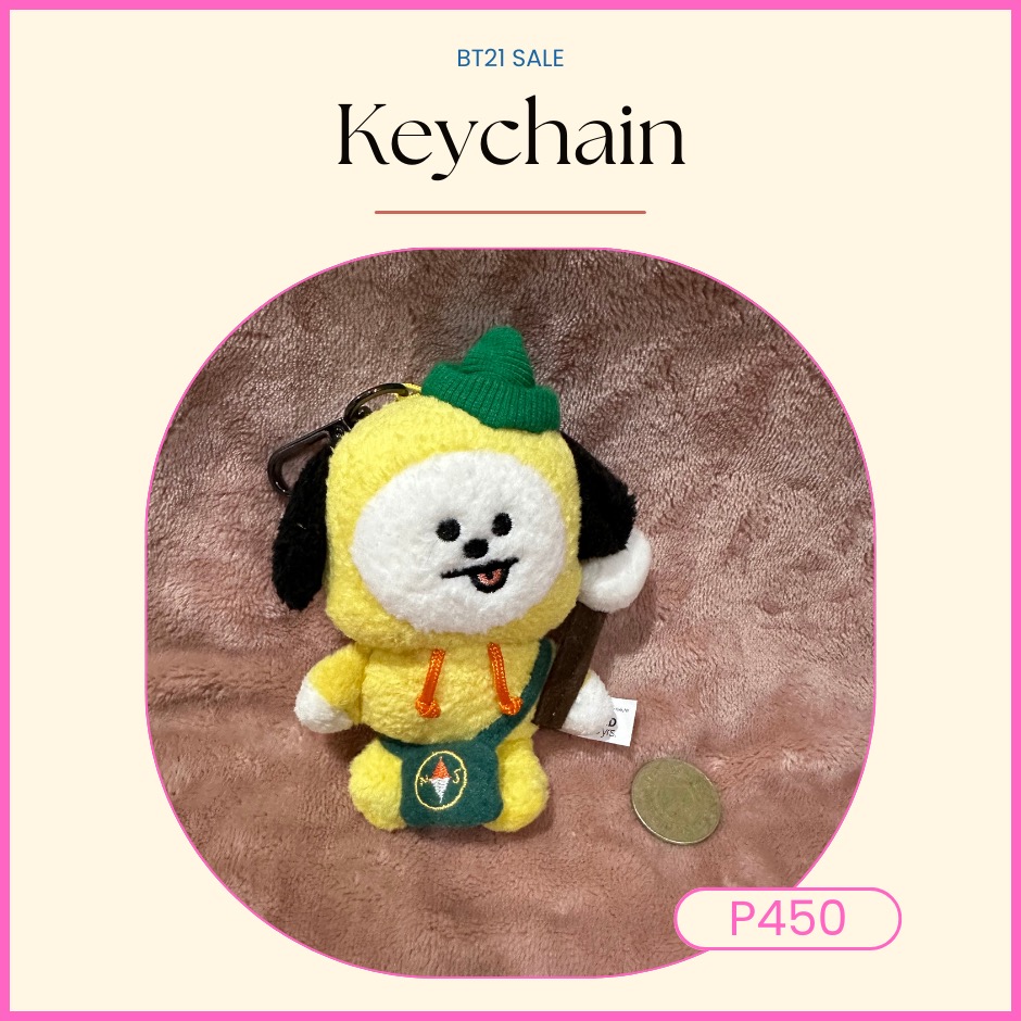BT21 Chimmy Keychain, Hobbies & Toys, Memorabilia & Collectibles, K ...