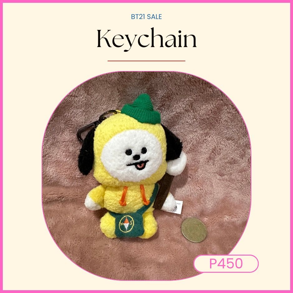 BT21 Chimmy Keychain, Hobbies & Toys, Memorabilia & Collectibles, K ...