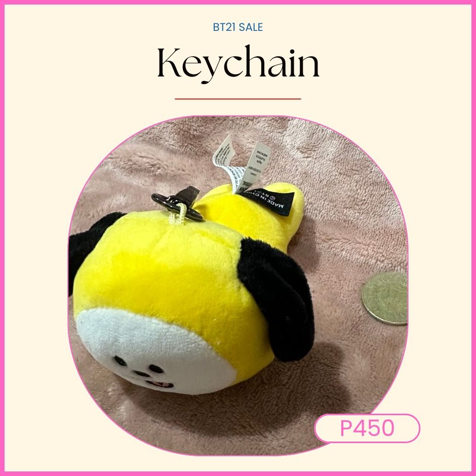 BT21 Chimmy Keychain, Hobbies & Toys, Memorabilia & Collectibles, K-Wave on Carousell