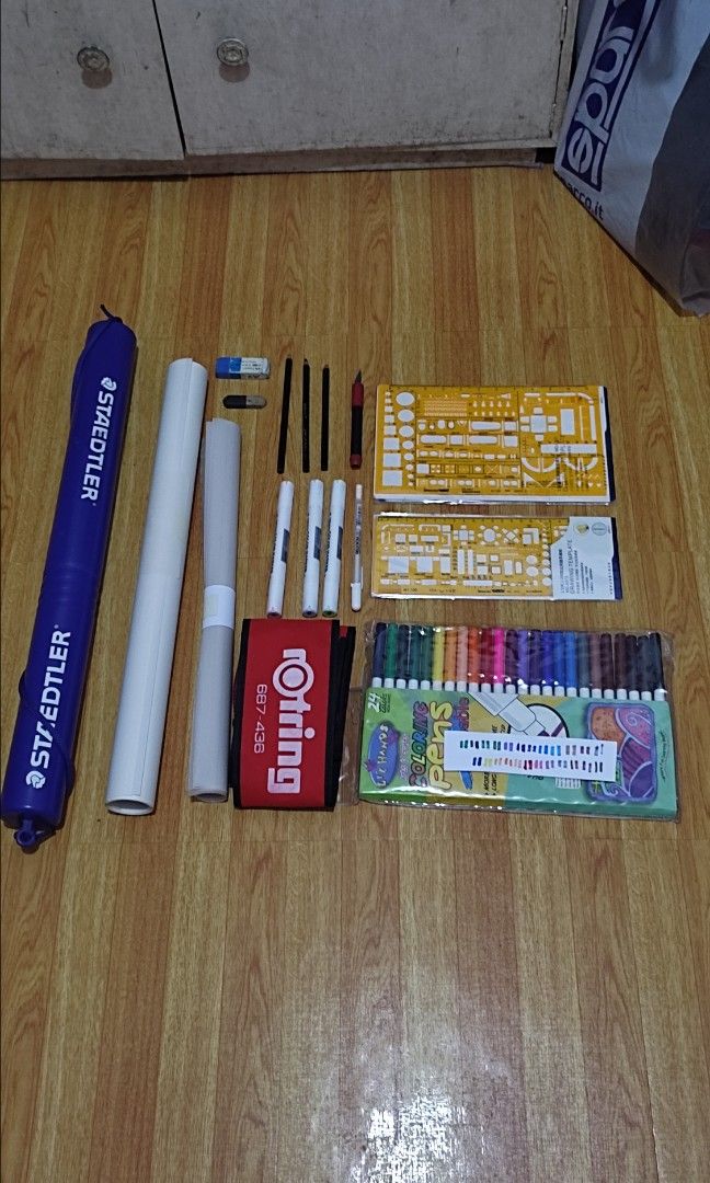 Bundle: Drafting Table, T-square, Canister, Parchment paper, Tracing ...