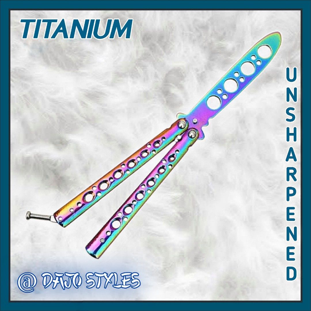 BUTTERFLY KNIFE | BALISONG | UNSHARPENED|FOR PRACTICE|, Hobbies & Toys ...