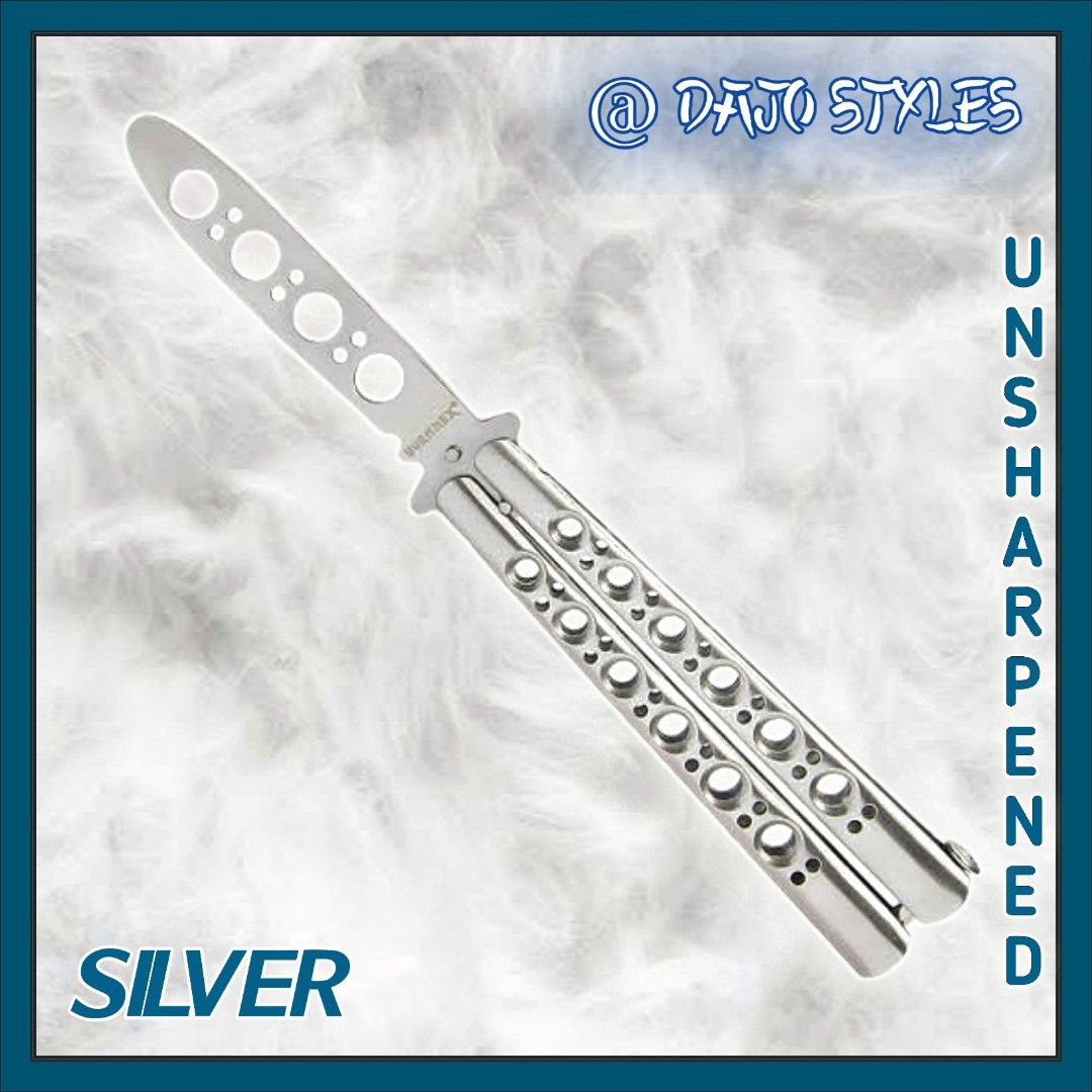 BUTTERFLY KNIFE | BALISONG | UNSHARPENED|FOR PRACTICE|, Hobbies & Toys ...