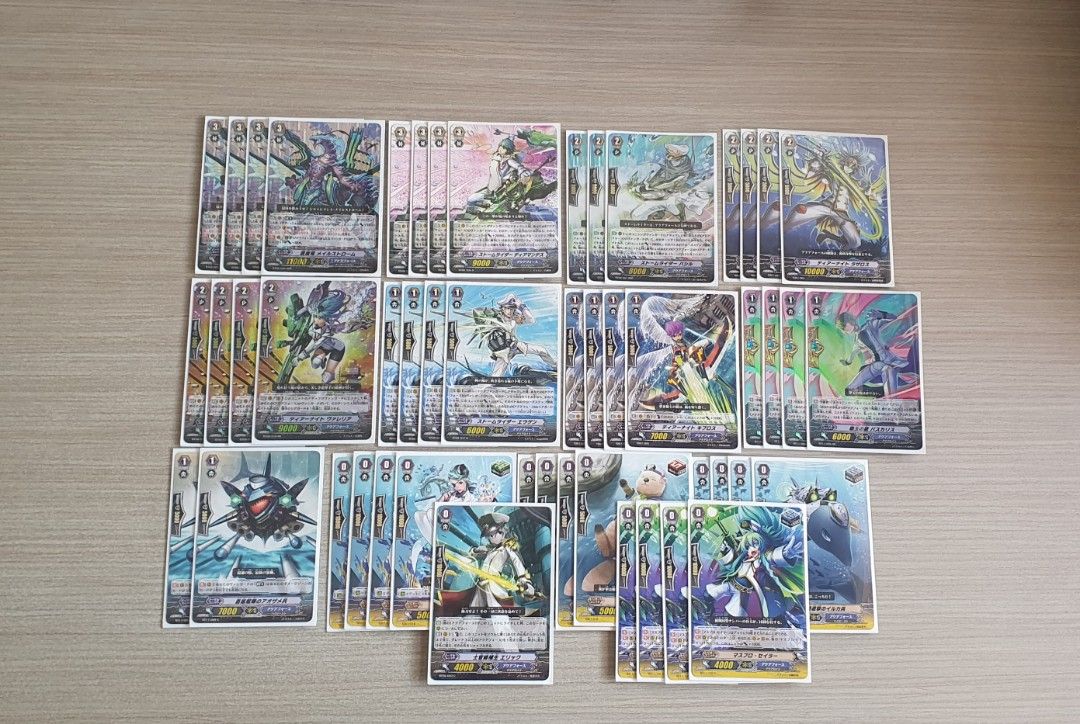 Cardfight Vanguard Aqua Force Old School Maelstrom Deck, Hobbies & Toys ...