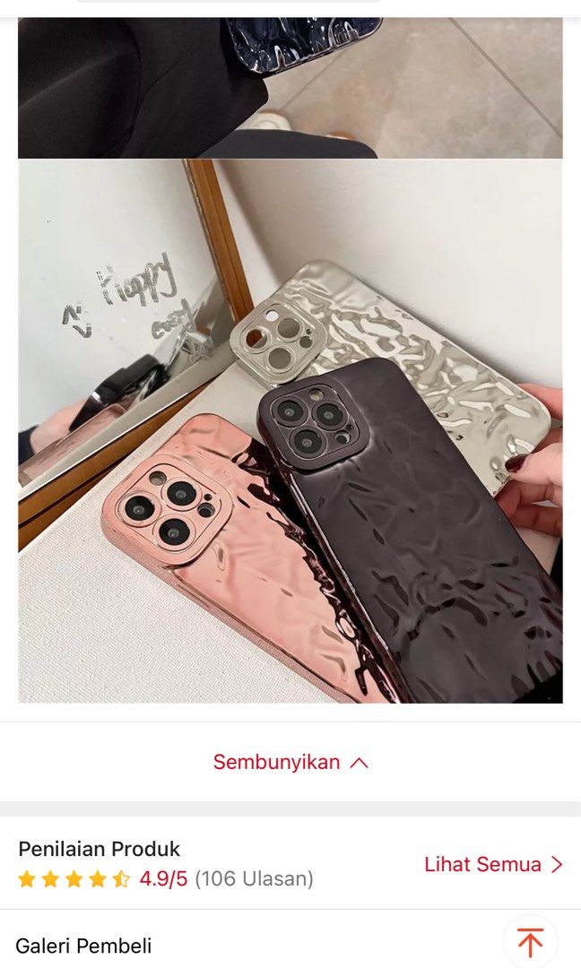 Casing 14 pro estetik metalic, Telepon Seluler & Tablet, Aksesoris ...