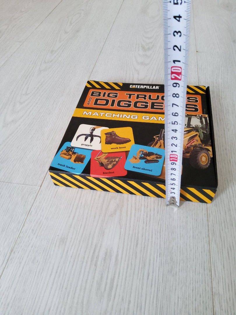 Caterpillar - Big Trucks and Diggers Matching Game - Flip & Match Card ...