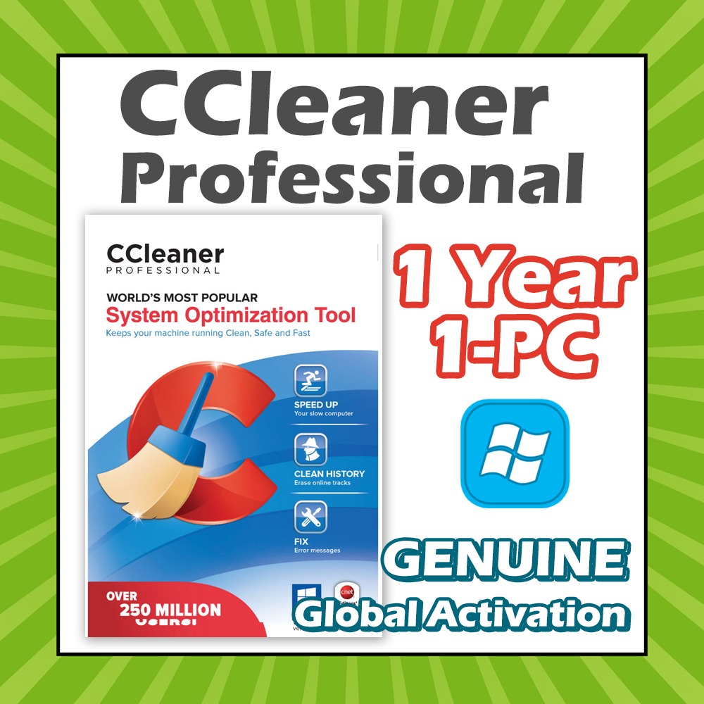 CCleaner Professional 2023 1-3 PC 1 Year | Full Version / Upgrade ...