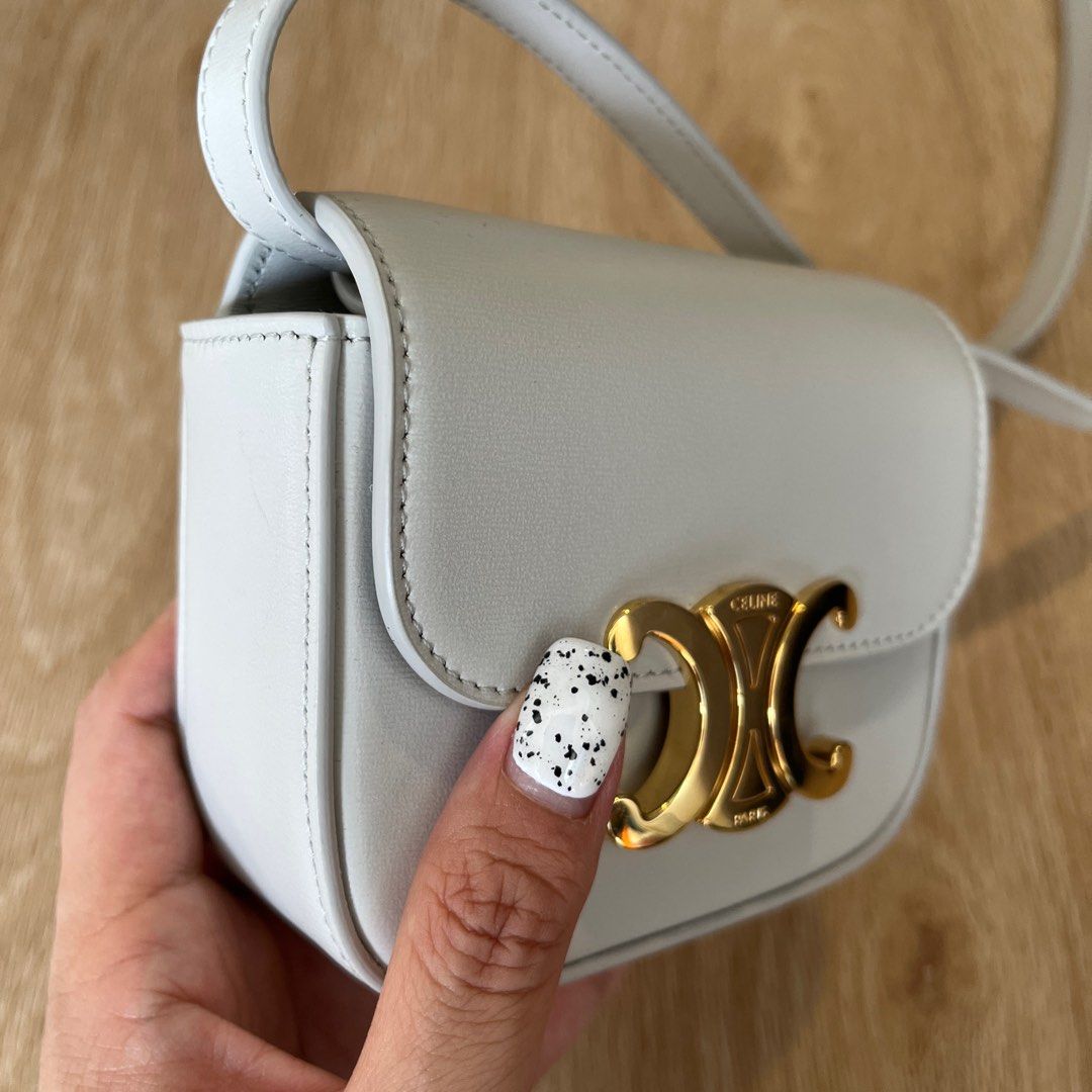 Celine Mini Triomphe Bag, Luxury, Bags & Wallets on Carousell
