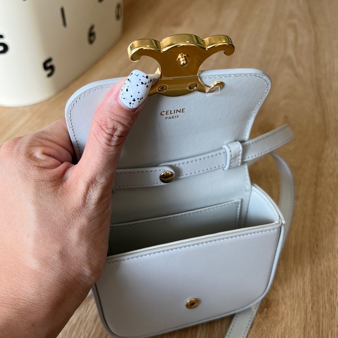 Celine Mini Triomphe Bag, Luxury, Bags & Wallets on Carousell