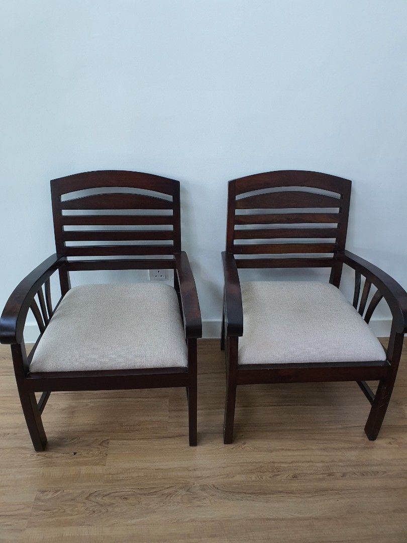 FELLA DESIGN Chairs - Solid Wood 2 Arm Chairs , Furniture & Home Living ...