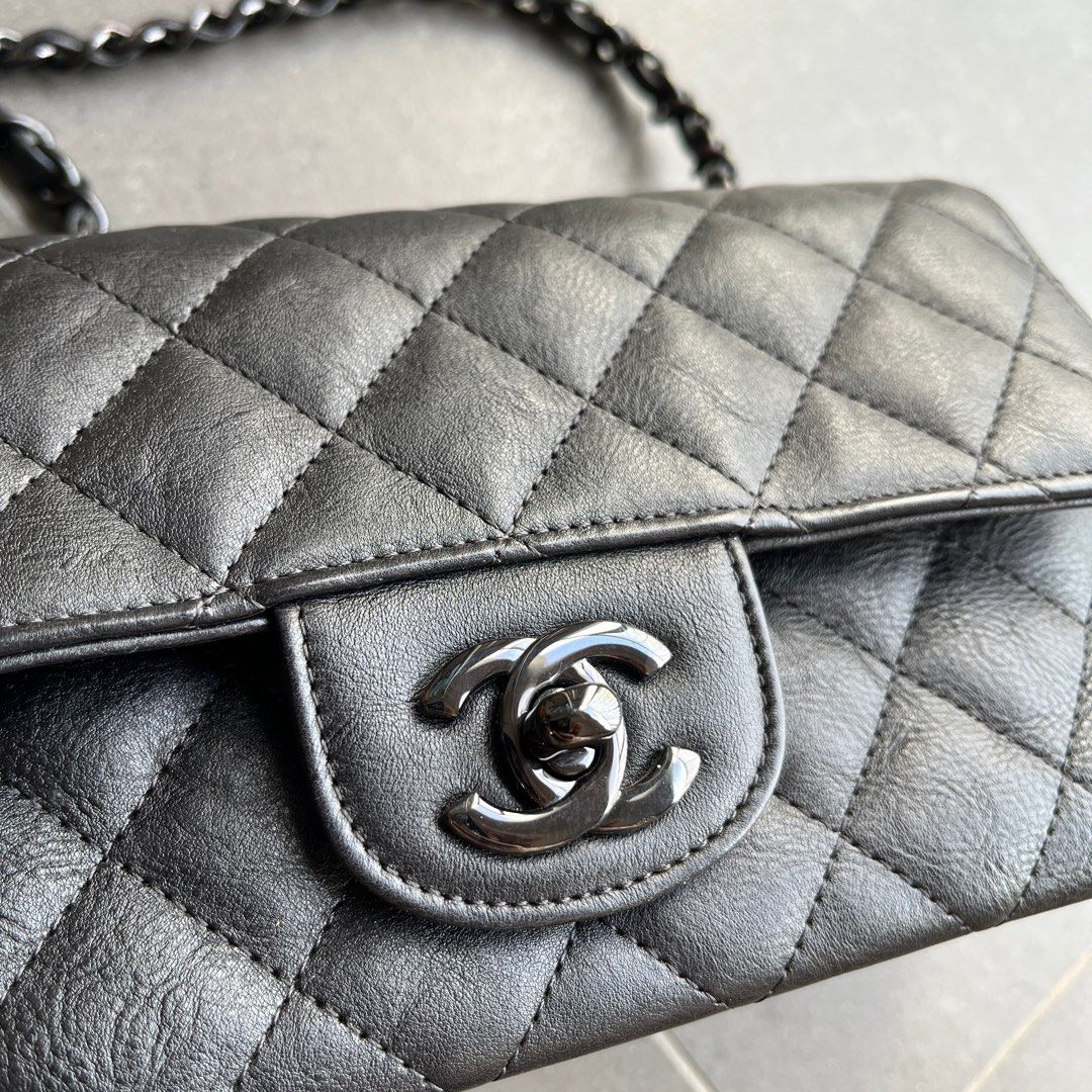 Chanel Mini Rectangular So Black Flap Bag, Luxury, Bags & Wallets on ...
