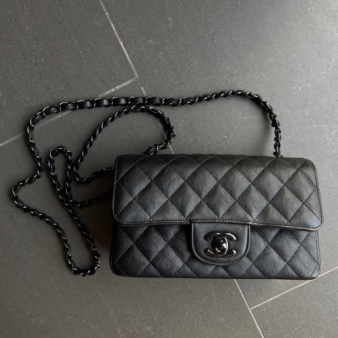 Chanel Mini Rectangular So Black Flap Bag, Luxury, Bags & Wallets on ...