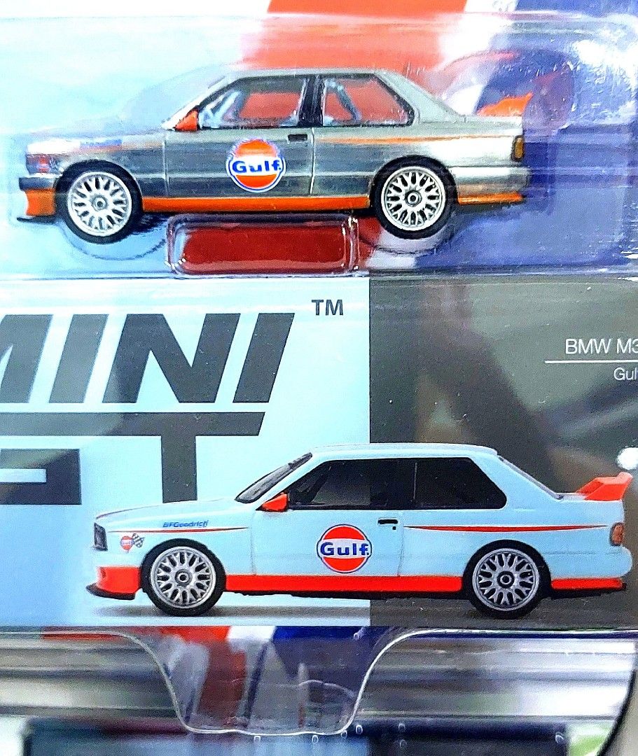 CHASE BMW M3 GULF MINI GT, Hobbies & Toys, Toys & Games on Carousell