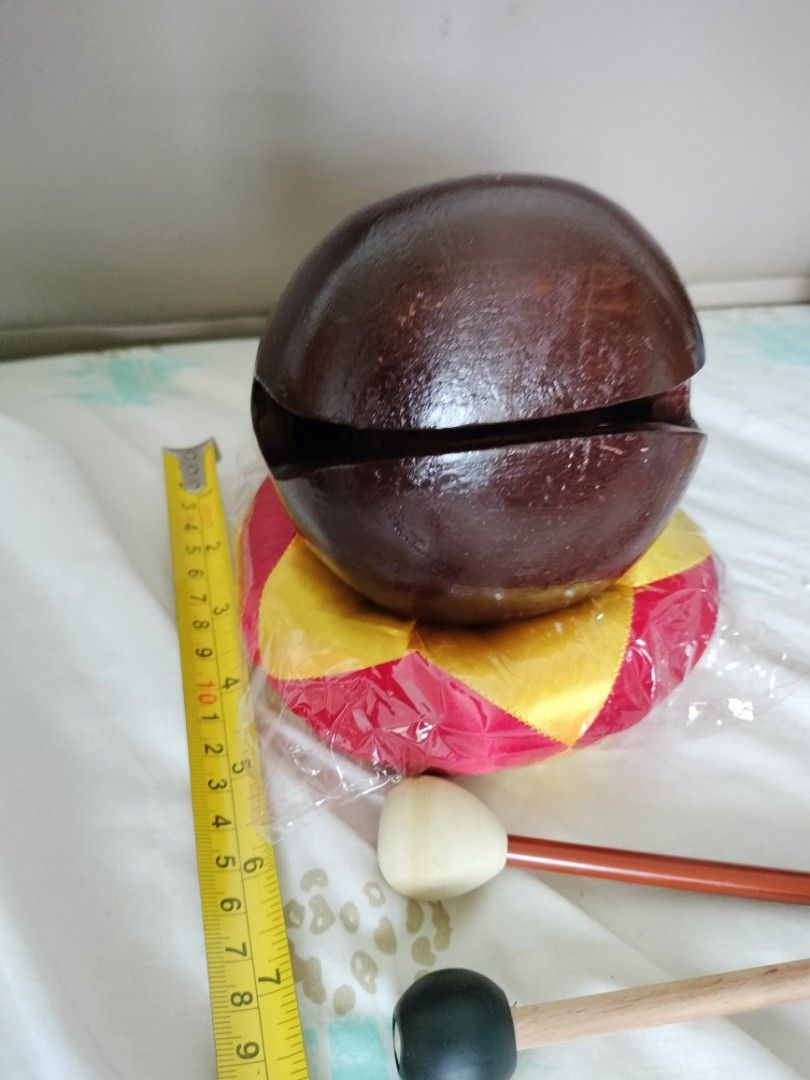 Chinese wooden temple block. prayer instrument. muyu mokugyo 佛教乐器木鱼 ...