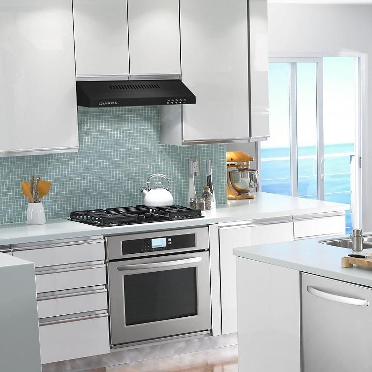 CIARRA CBCB6903 60cm Cooker Hood Under Cabinet Hood Wall Mounted ...