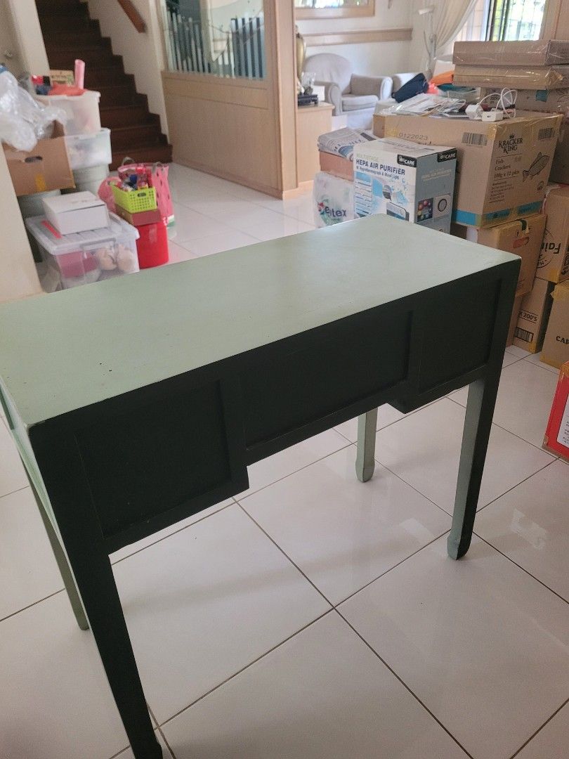 Classic Handmade Peranakan Display Table with Chest Drawers, Furniture ...