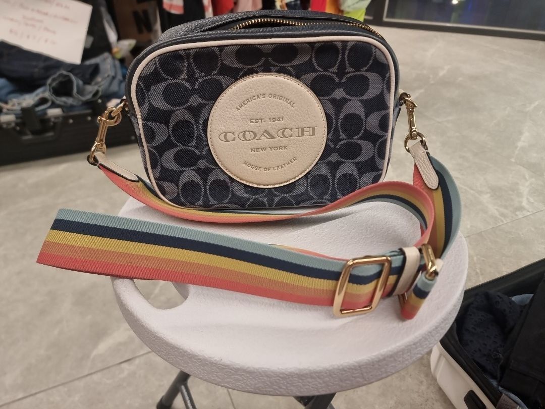 Coach denim camera bag, Women's Fashion, Bags & Wallets, Cross-body ...