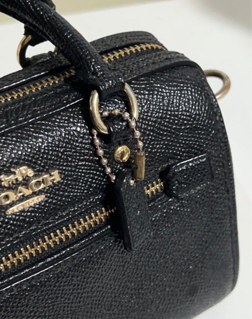 Coach Micro Rowan in Black, Luxury, Bags & Wallets on Carousell