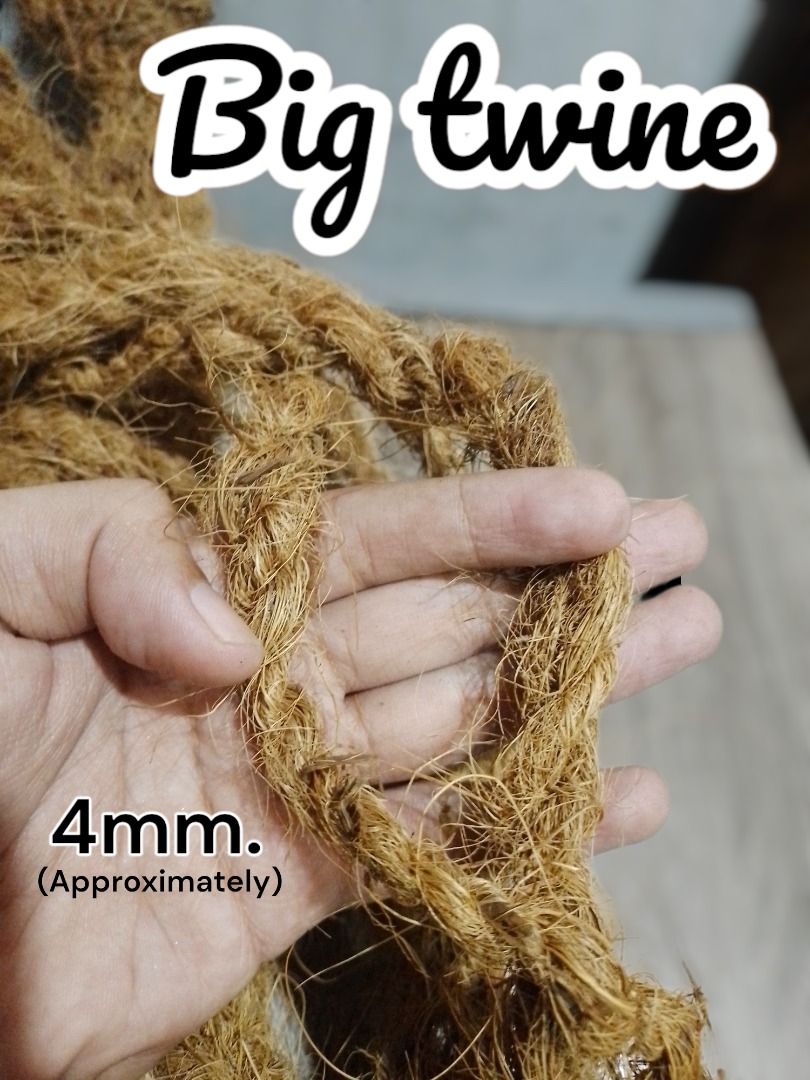 Coco Rope fiber for DIY Coco Pole | 13 to 15 meters(approx.) | 4mm ...