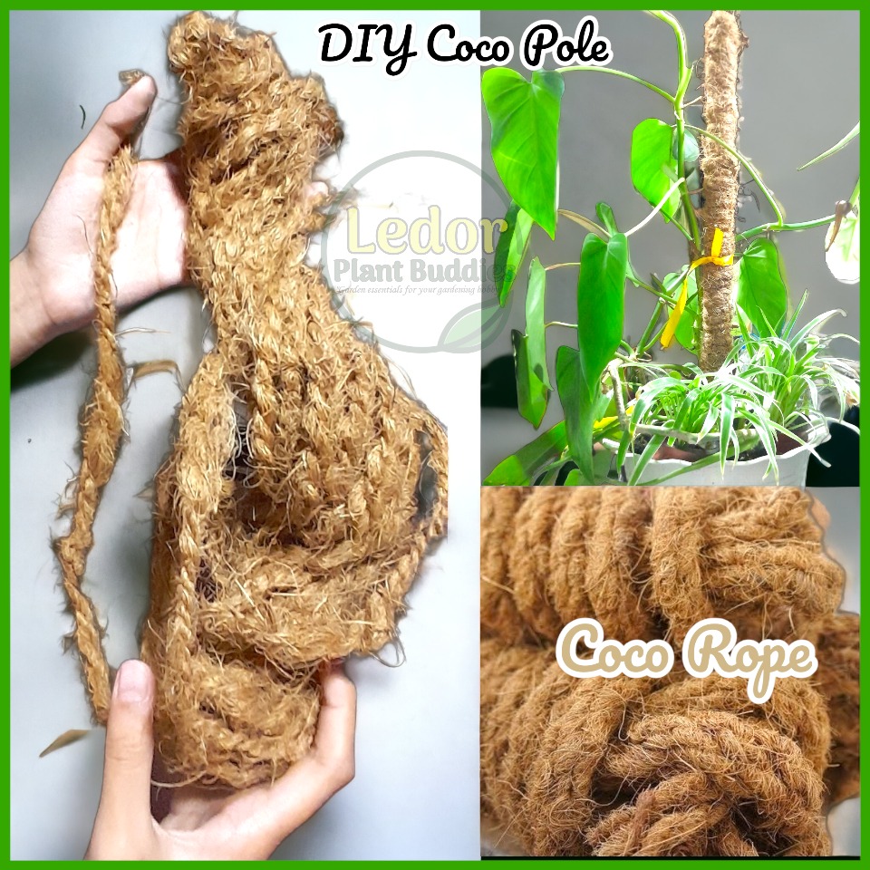 Coco Rope fiber for DIY Coco Pole | 13 to 15 meters(approx.) | 4mm ...