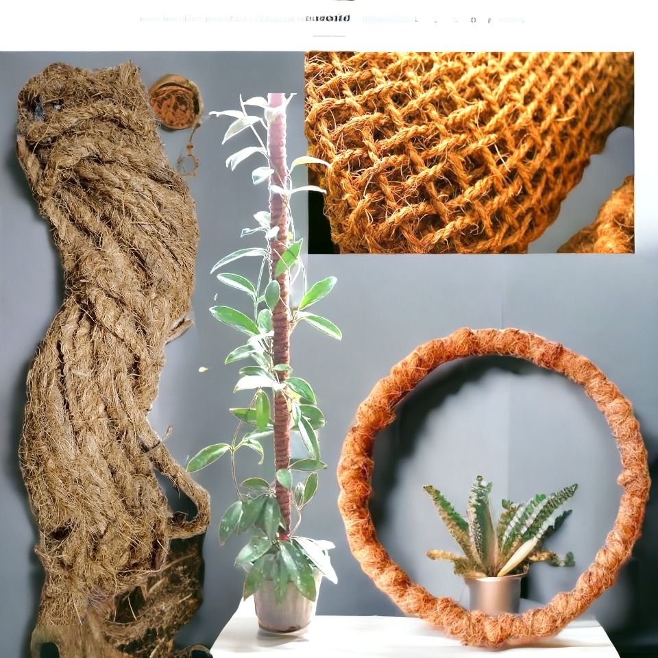 Coco Rope fiber for DIY Coco Pole | 13 to 15 meters(approx.) | 4mm ...