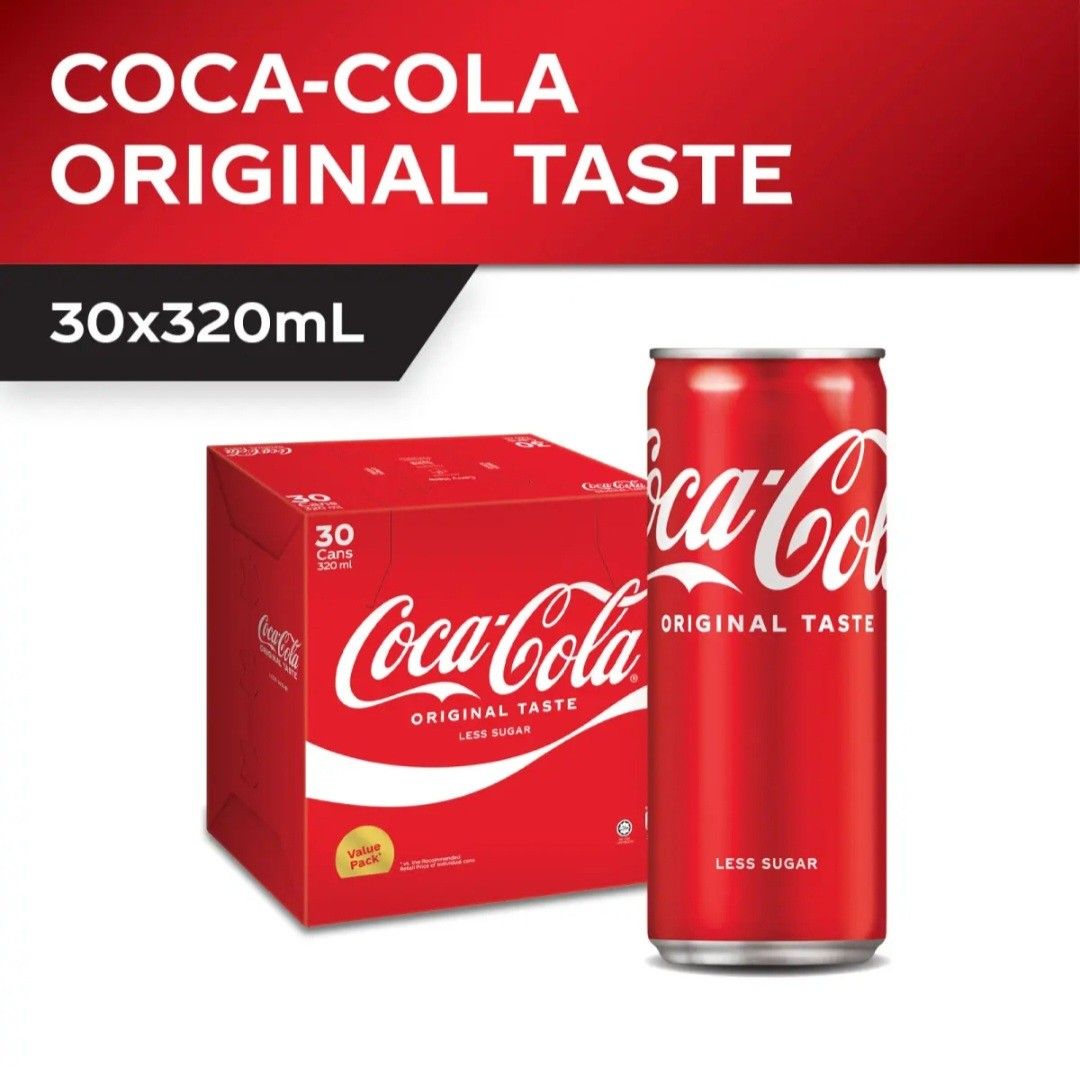 Coke 30 cans 1 carton, Food & Drinks, Beverages on Carousell