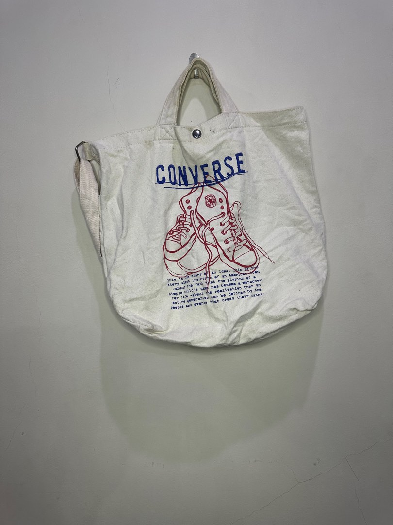 CONVERSE TWO WAY SLING BAG, Women's Fashion, Bags & Wallets, Tote Bags ...