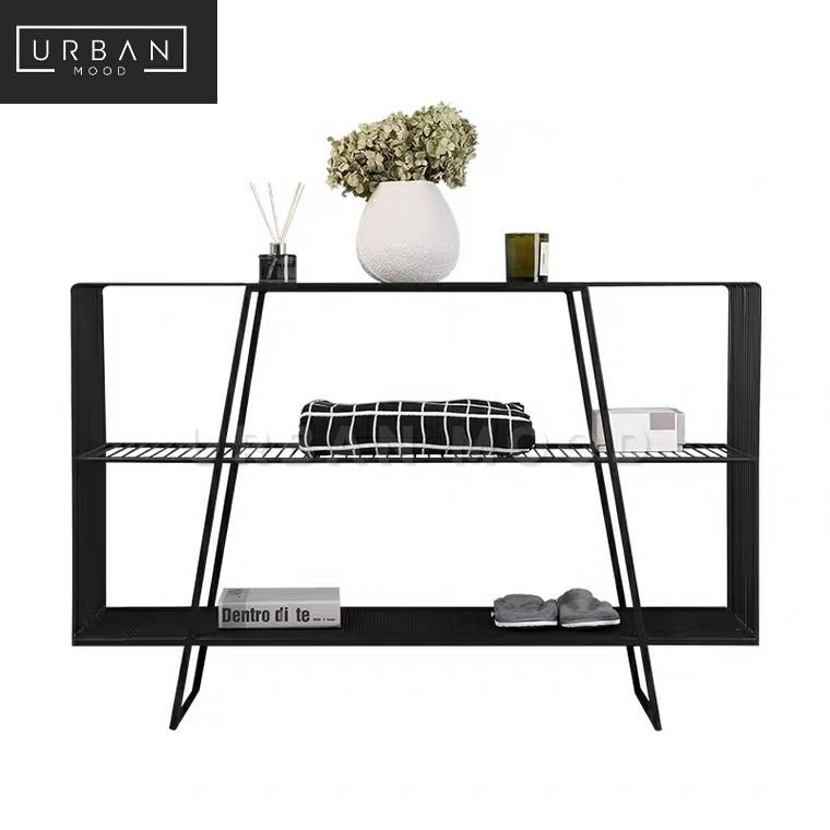 CRESTON Minimalist Wireframe Display Shelf, Furniture & Home Living ...