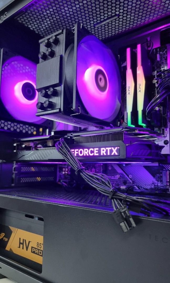 Custom Gaming PC AMD Ryzen 5 7500F Nvidia GeForce GTX RTX 4060 Ti Intel ...