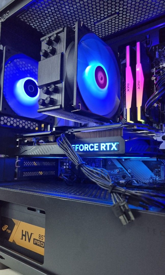 Custom Gaming PC AMD Ryzen 5 7500F Nvidia GeForce GTX RTX 4060 Ti Intel ...