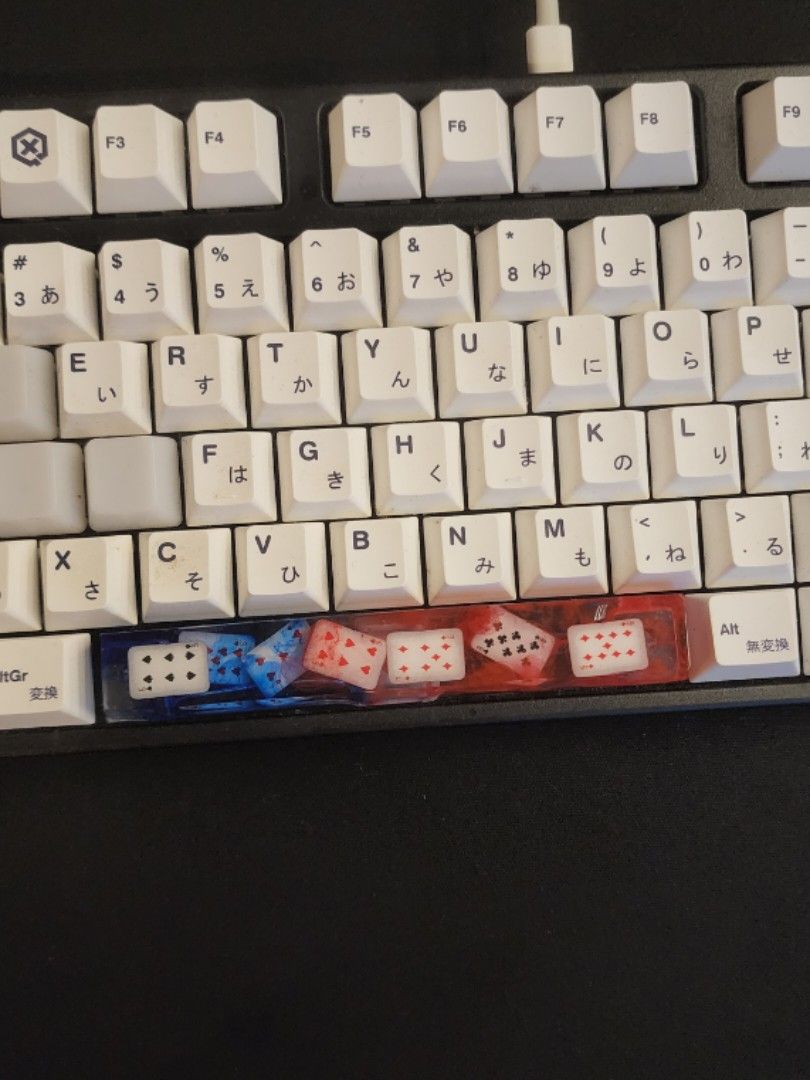 Custom poker card spacebar 6u keycap, Computers & Tech, Parts ...