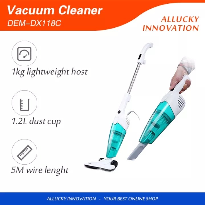 Deerma DX118C Handheld Vacuum Cleaner Portable Dust Collector 16000Pa ...