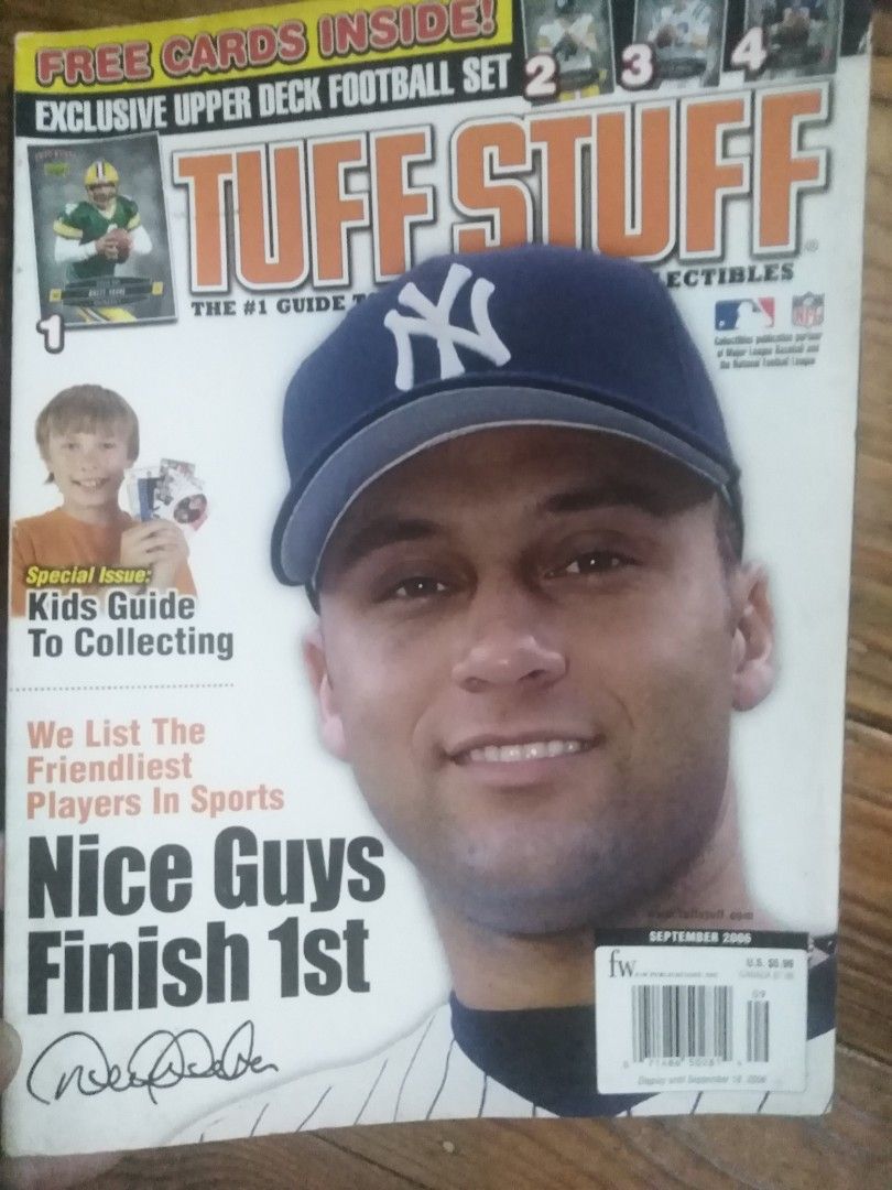 Derek Jeter cover tuff stuff magazine sept 2006 issue on Carousell
