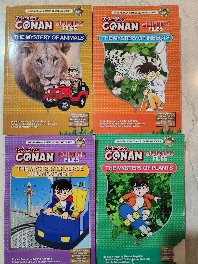 Detective Conan Science Files comics Mystery Shogakukan Comic Learning ...