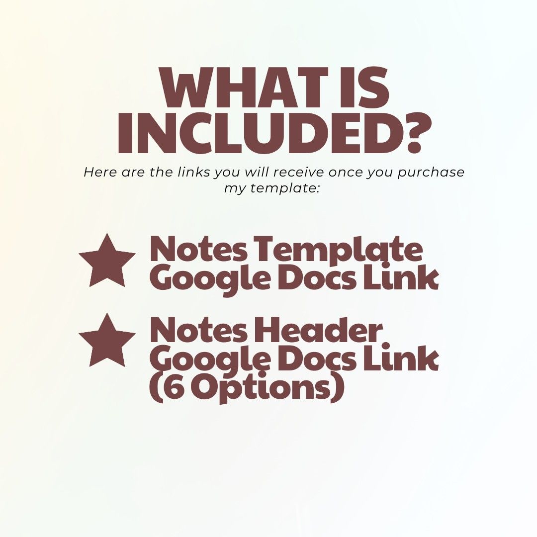 Digital Notes / Transes Templates in Google Docs for High School and ...