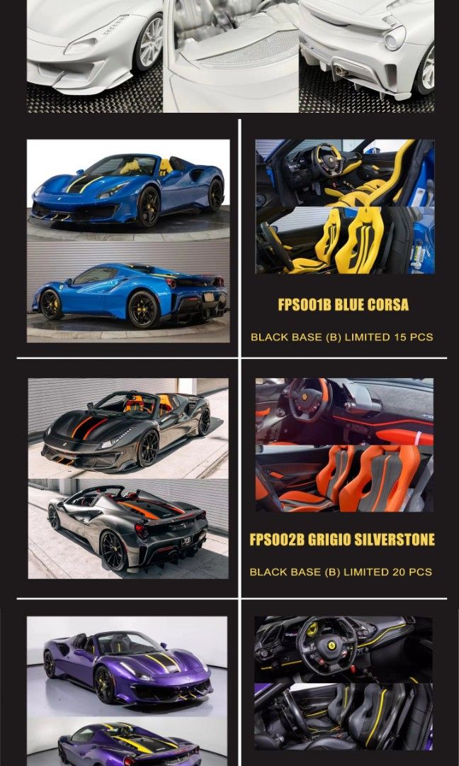 Dino Model 1:18 Ferrari 488 Pista Spider, Hobbies & Toys, Toys & Games on Carousell
