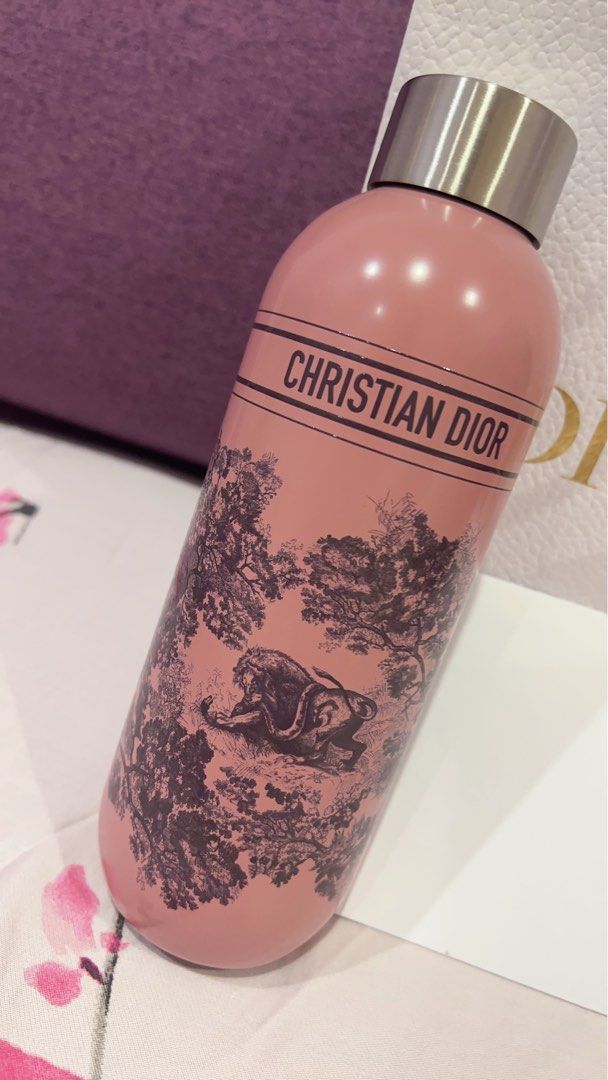 100% Authentic Dior stainless steel thermal flask, Luxury, Accessories ...