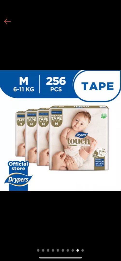 Drypers Touch M Tape, Babies & Kids, Bathing & Changing, Diapers & Baby ...