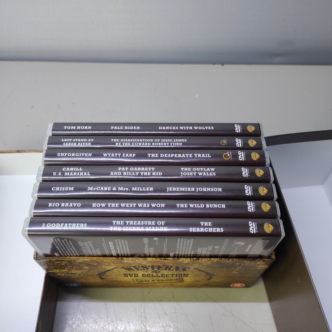DVD explosive collection western 20 films with 22 MINT DVD discs from ...