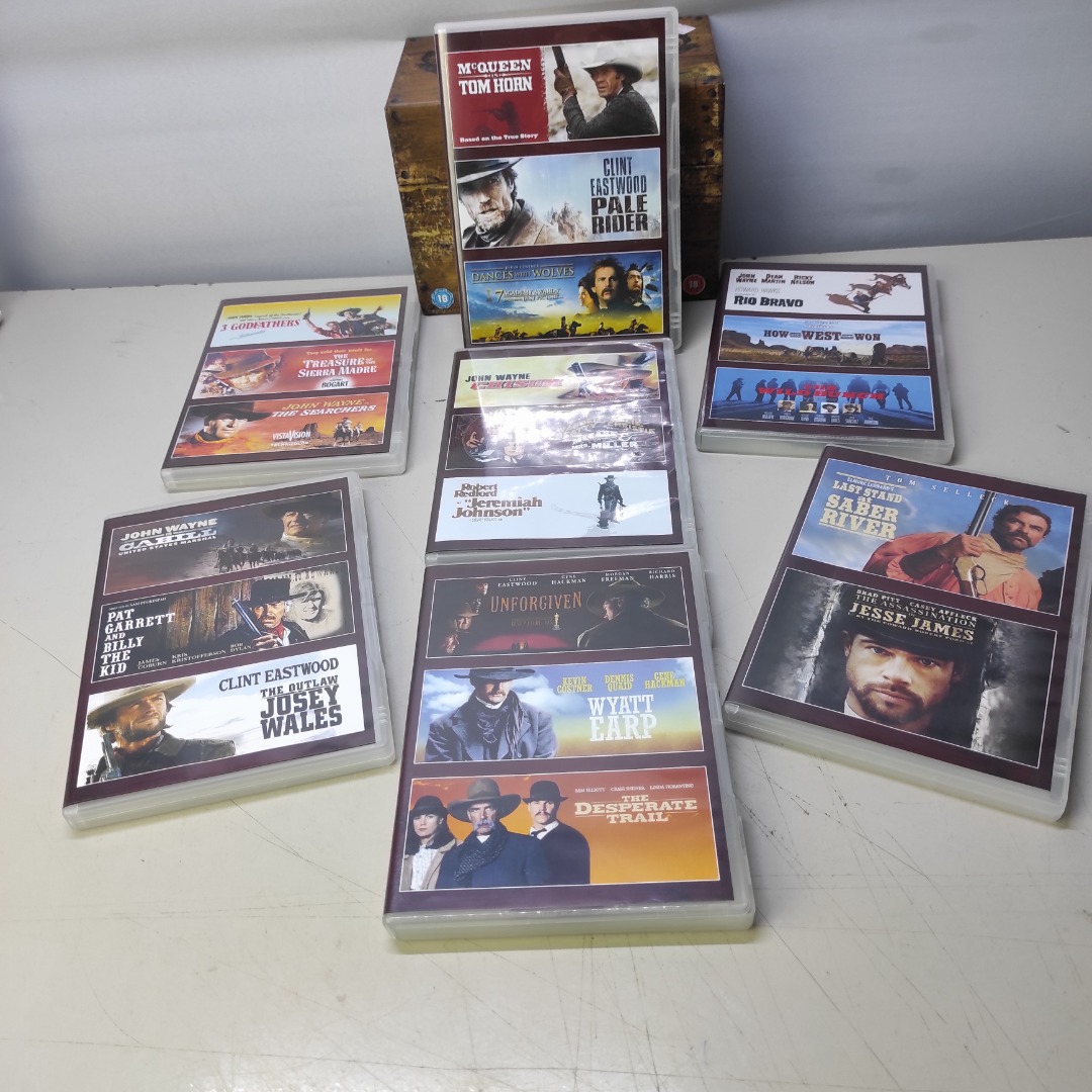 DVD explosive collection western 20 films with 22 MINT DVD discs from ...
