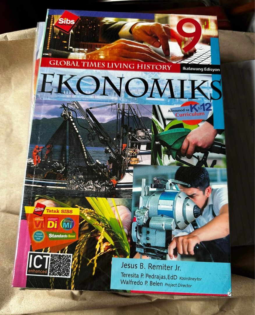 Ekonomiks Books Grade 9 Sibs 2nd edition (3 pcs on hand) on Carousell