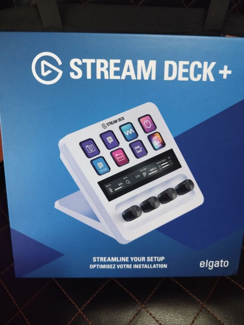 El Gato Stream Deck + (WHITE) 9 DAYS OLD!, Computers & Tech, Parts ...